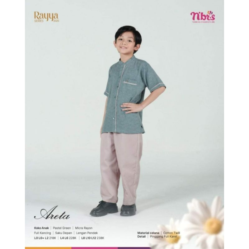 Jual ARETA KOKO ANAK PASTEL GREEN | Shopee Indonesia