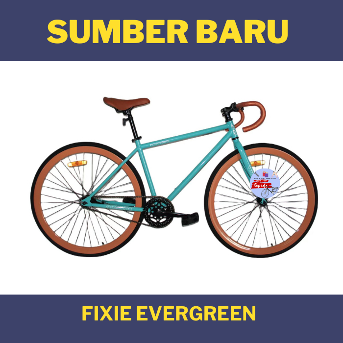 Jual Sepeda Fixie Evergreen Torpedo New Fixed Gear | Shopee Indonesia