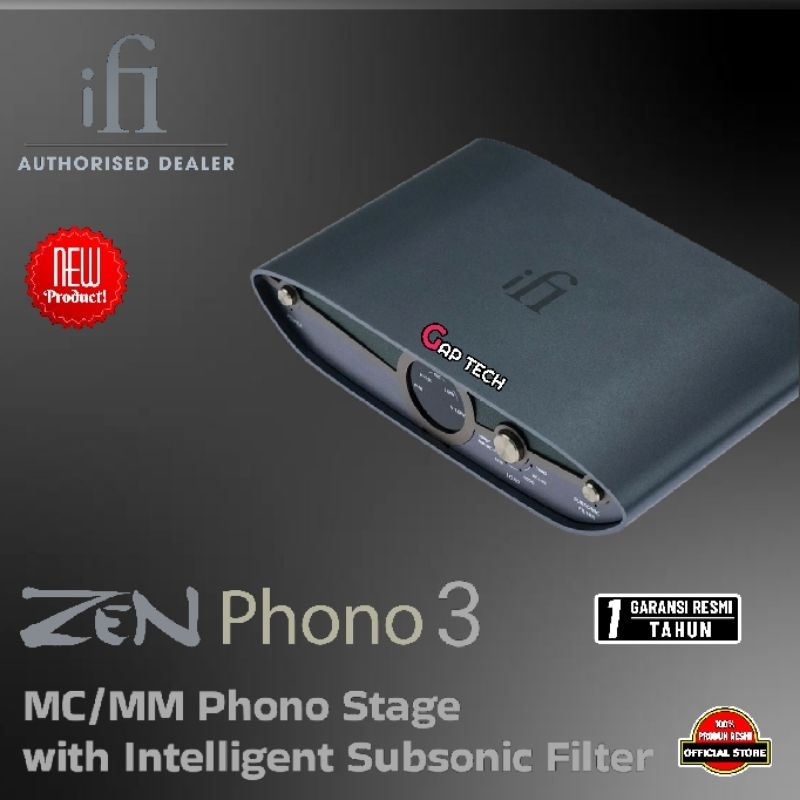Jual iFi Audio Zen Phono 3 / 3rd Gen MM & MC Phono Stage with Subsonic ...