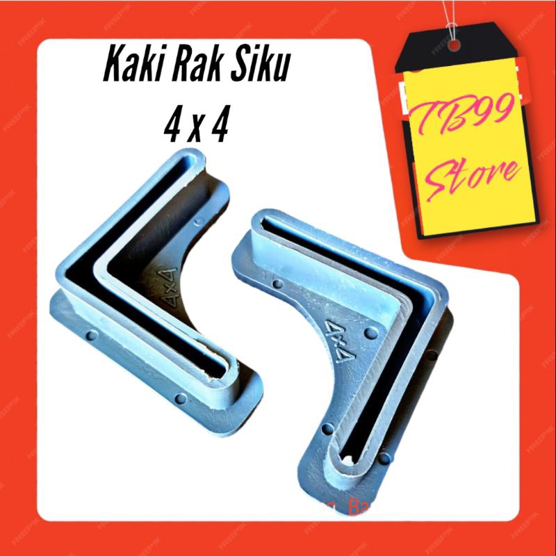 Jual Harga Per Pak Kaki Plastik Rak Siku / Alas Sikurak Merk GMP ...