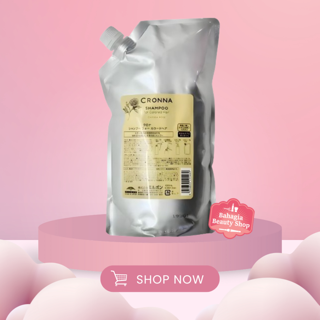 Jual Shampoo Milbon Cronna for Coloured Hair 1000ml | Shopee Indonesia