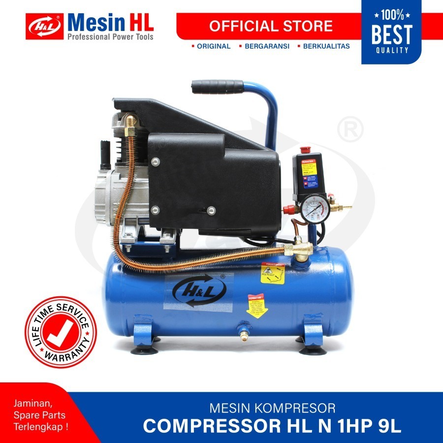 Jual HL MESIN COMPRESSOR /HL N 1HP 9L OIL | Shopee Indonesia