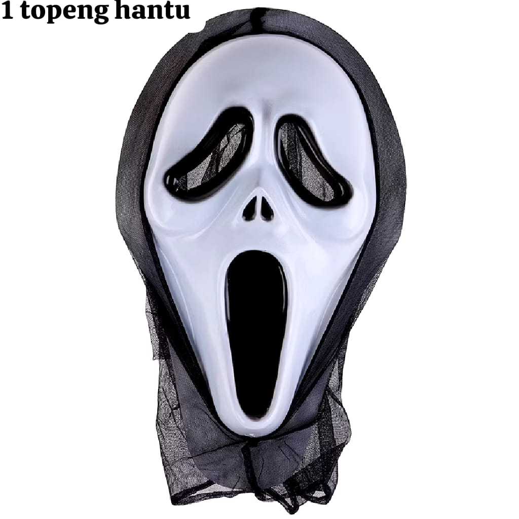 Jual Topeng hallowen Topeng Hantu Momo Halloween Seram Rumah Hantu ...