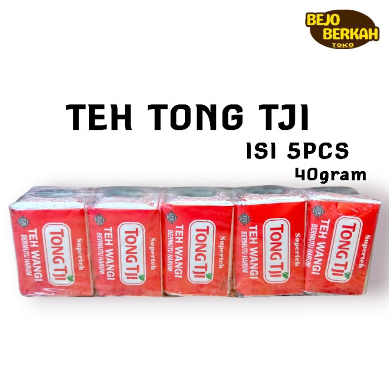 Jual TEH TONG TJI MERAH 40GRAM ISI 5PCS | Shopee Indonesia
