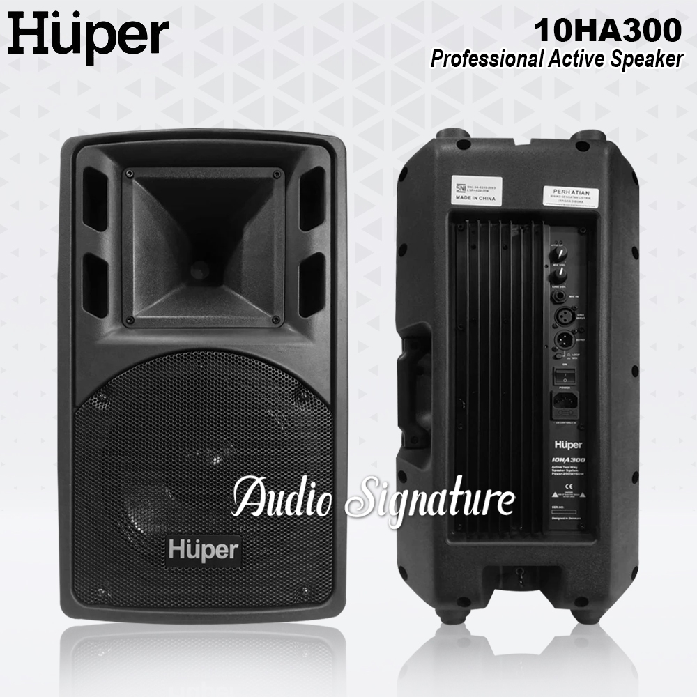 Jual Speaker Aktif 10 Inch HUPER 10HA300 | 10 HA300 | 10 HA 300 ...