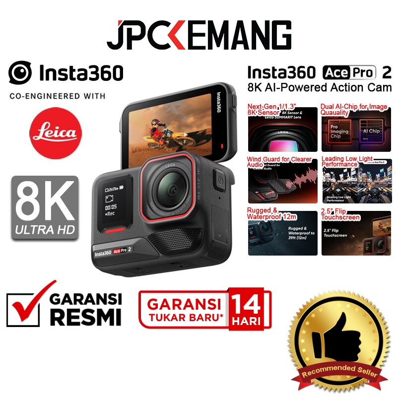 Jual Insta360 Ace Pro 2 8K AI Powered Action Camera Leica Insta 360 ...