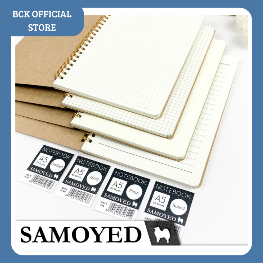 Jual Notebook A5 Buku Catatan A5 Grid Notebook A5 Dotted | Shopee Indonesia