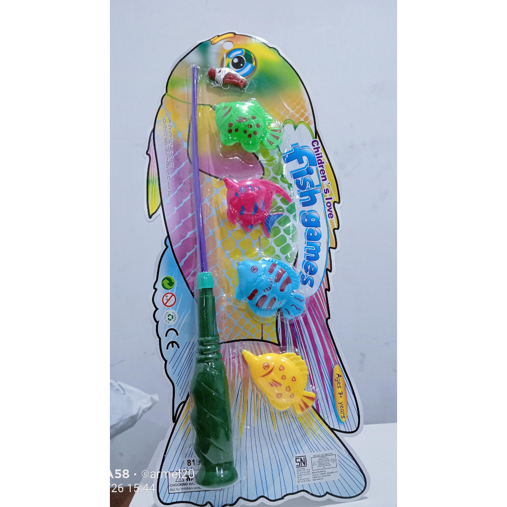 Jual Mainan anak Pancing ikan maghnet / mainan edukasi fishing game ...