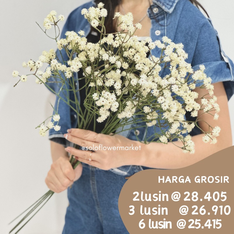 Jual Artificial Baby's Breath Gypsophila artifisial bunga palsu plastik ...