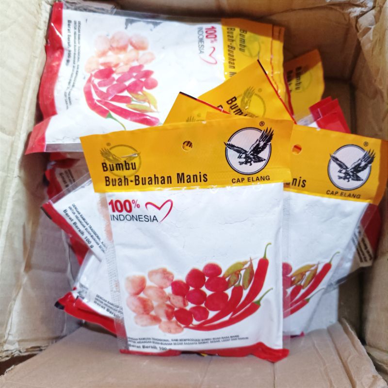 Jual Bumbu Buah Sachet Dus isi 40 pcs | Shopee Indonesia