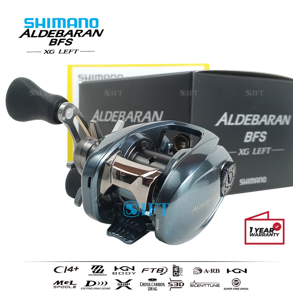 Jual Reel BC SHIMANO ALDEBARAN BFS HG XG | Made In Japan | Hagane CI4+ | Baitcasting [22] Resmi ...