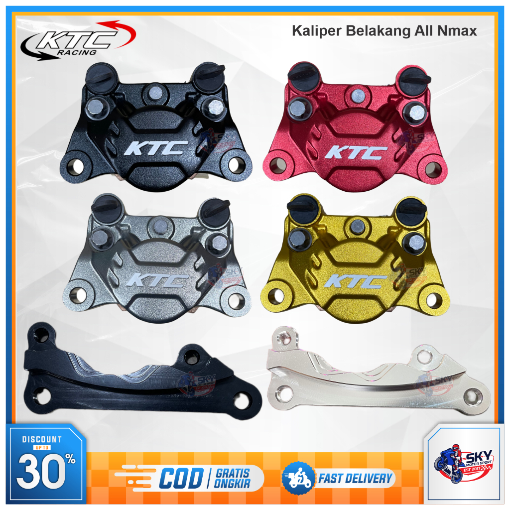 Jual Kaliper Belakang KTC Racing 2P Nmax Old New Neo Turbo Plus Bracket Original | Shopee Indonesia