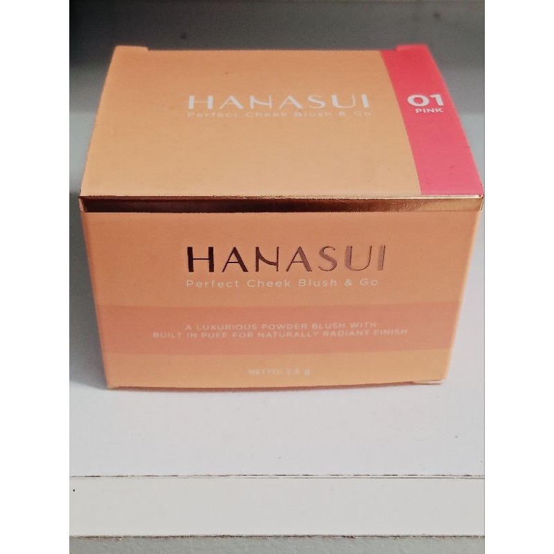 Jual Hanasui Perfect Cheek Blush & Go (01 Pink) | Shopee Indonesia