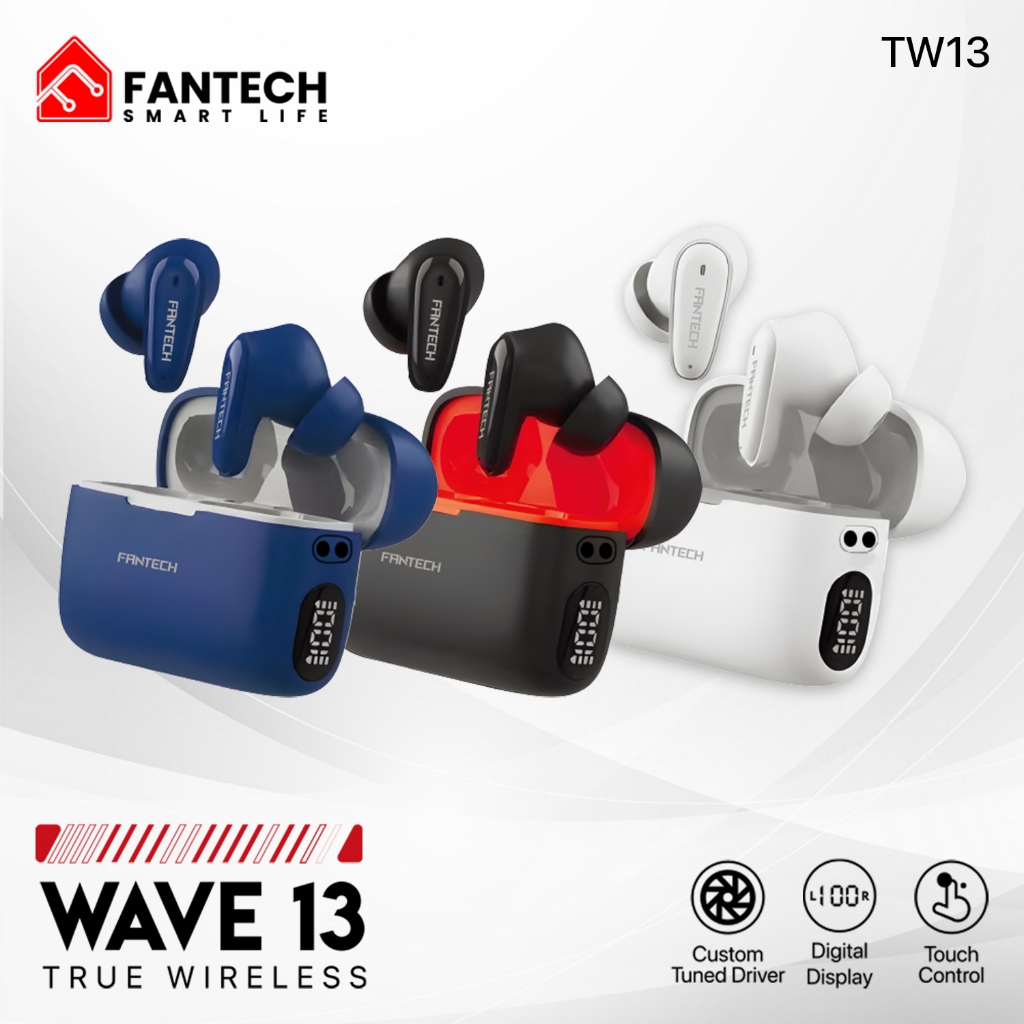 Jual Fantech WAVE TWS 13 True Wireless Earphone Bluetooth 5.3 Earbuds ...