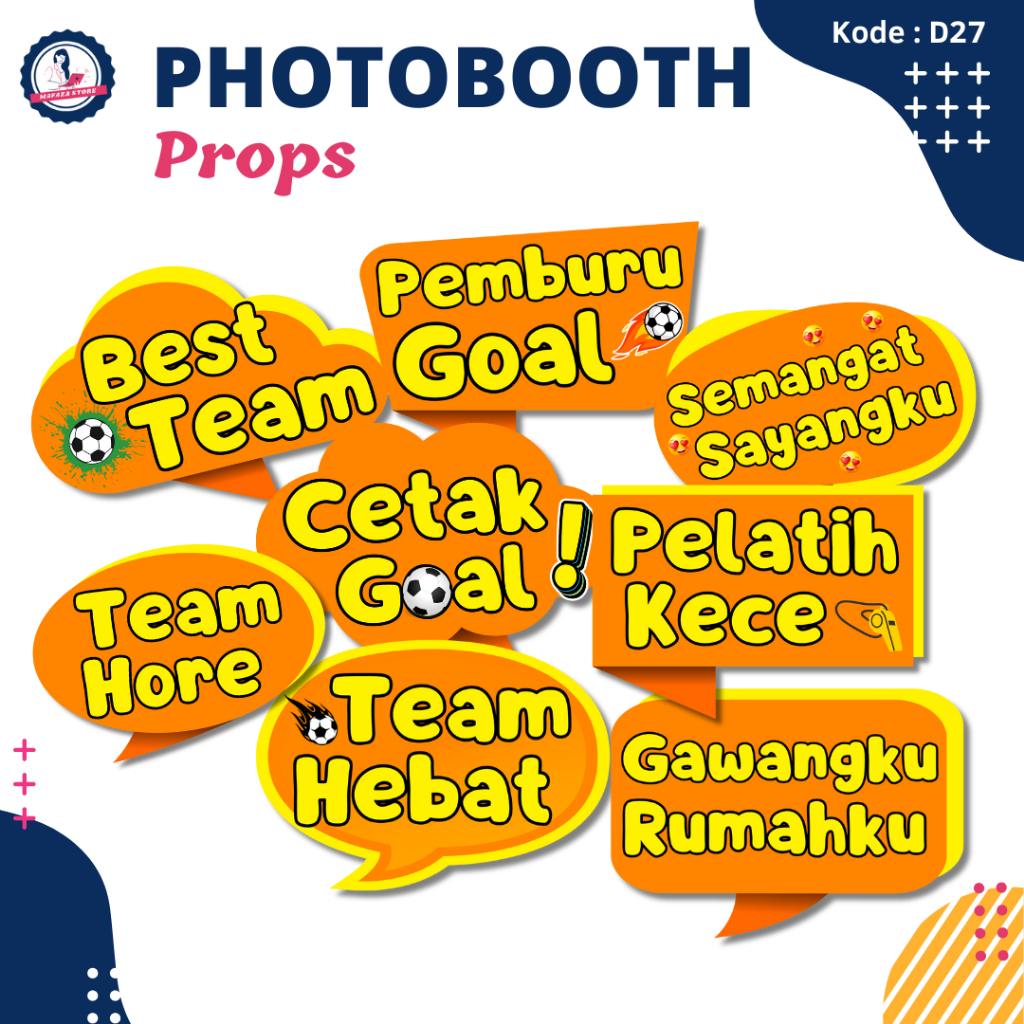 Jual (isi 8) Photobooh birthday / Perlengkapan ulang tahun / Photobooth ...