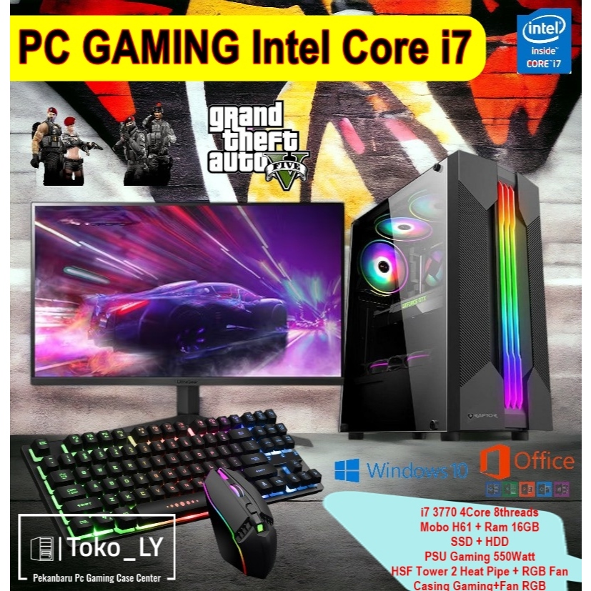 Jual PC Rakitan BARU/PC Gaming Intel Core i7 - 3.90Ghz | Shopee Indonesia