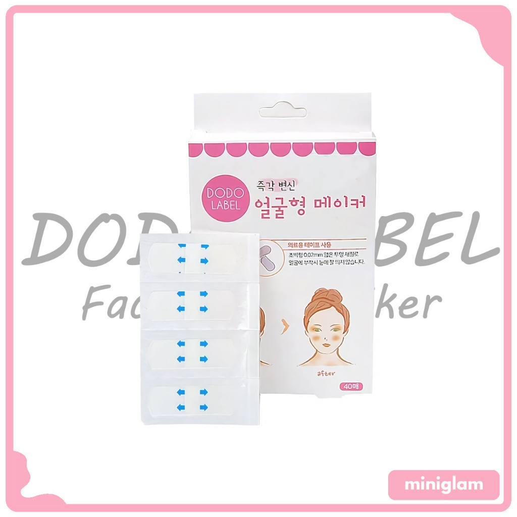 Jual MGLAM - DODO LABEL Face Slim V Shapes Lift Tape Stiker Penirus Wajah Membentuk V Shape ...