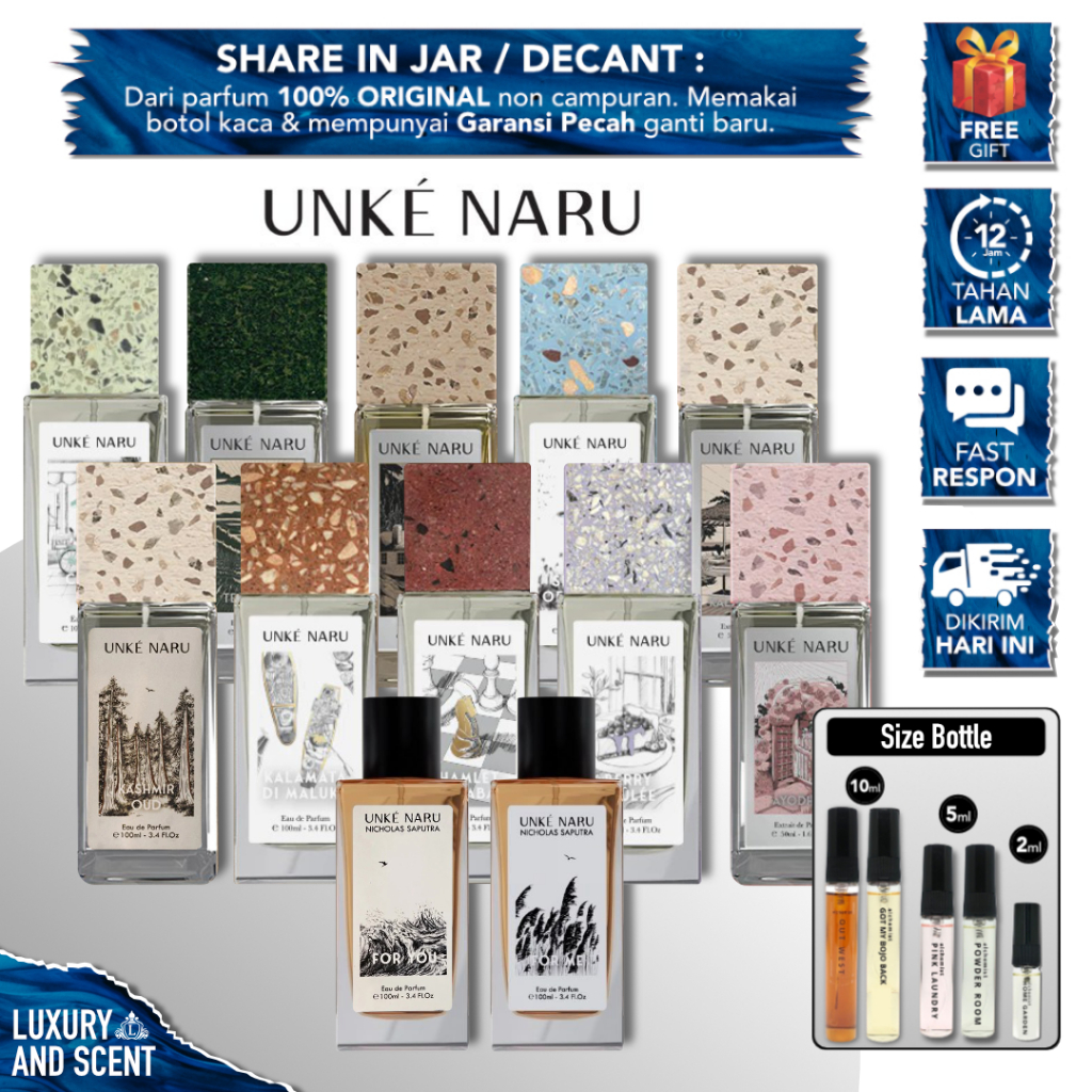 Jual DECANT UNKE NARU (SHARE IN JAR) PARFUME AYODHYA Travel Size 1/2/5 ...
