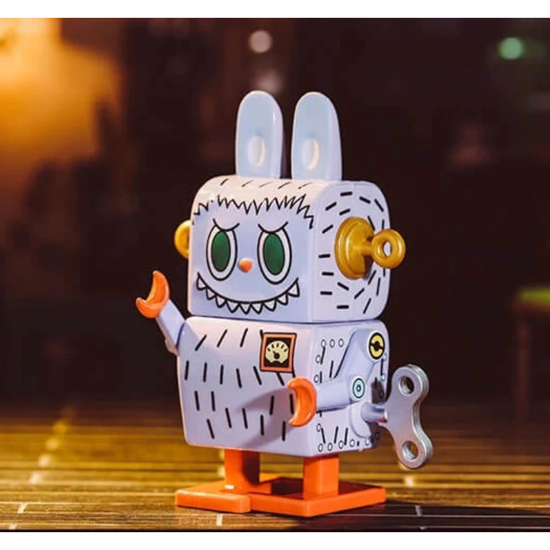 Jual POP MART x LABUBU The Monsters Toys Clockwork Walking Robot ...