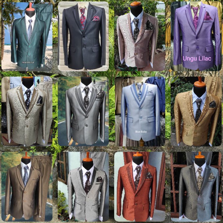 Jual KODE U5D 1 stel jas semi woll jas pengantin jas manten jas nikah ...