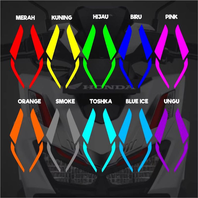 Jual Stiker Alis Vario 160 | Sticker Strip Lampu DR | Shopee Indonesia