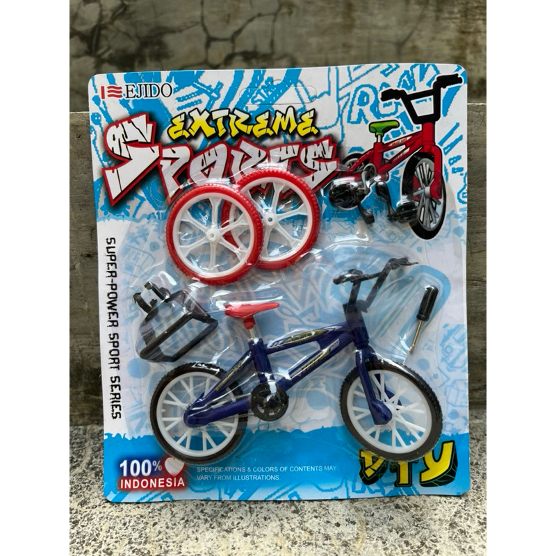 Jual Mainan sepeda BMX mini Extreme sport - miniatur diecast sepeda ...
