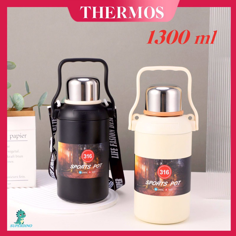 Jual Superdino Botol Air Minum Jumbo Stainless Steel 7789 Tumbler ...