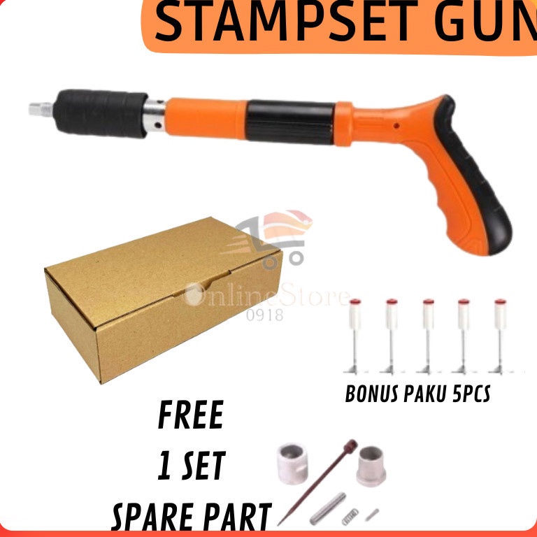 Jual laris manis OSZ18Mini Stampset T5 Paku Beton Besi Ramset Mesin ...