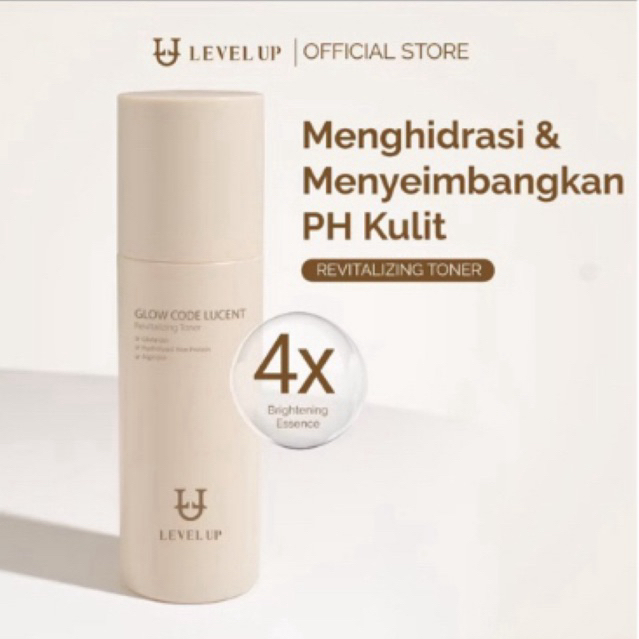 Jual LEVEL UP BEAUTE Glow Code Lucent Revitalizing Toner 120ml | Shopee ...