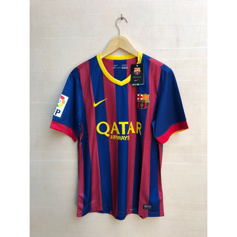 Jual JERSEY BARCELONA PLAYER ISSUE HOME 2013/14 | Shopee Indonesia