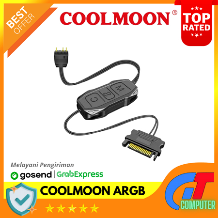 Jual COOLMOON ARGB Mini Controller / Converter ARGB 5v 3pin to SATA ...