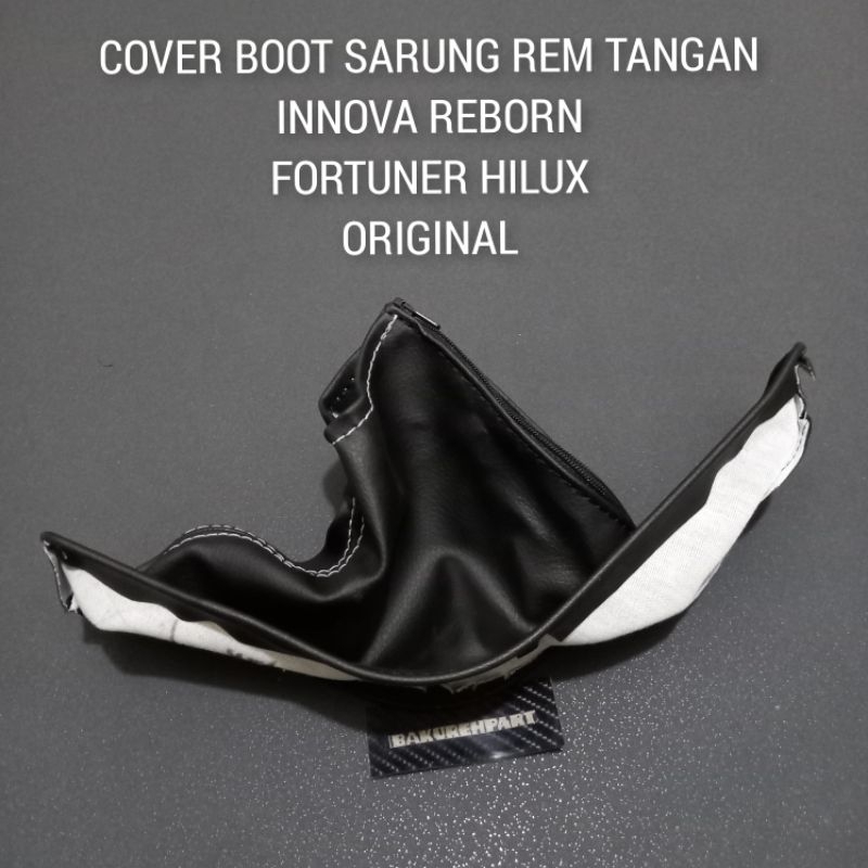 Jual Cover boot sarung boot rem tangan INNOVA REBORN,FORTUNER,HILUX ...
