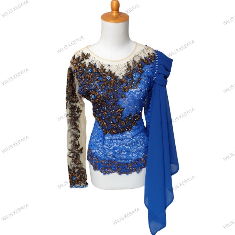 Jual Kebaya Modern Payet Motif Sulur/ Kebaya Sinden Terbaru | Shopee ...