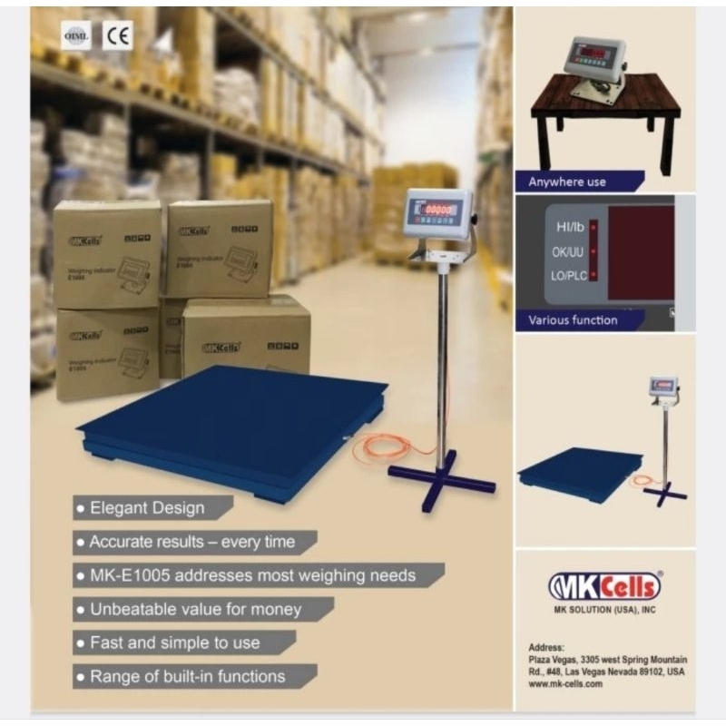 Jual floor scale mk-cells E1005 ukuran 1,2M x 1,2M kapasitas 1500kg X 0,1kg (S.A) | Shopee Indonesia