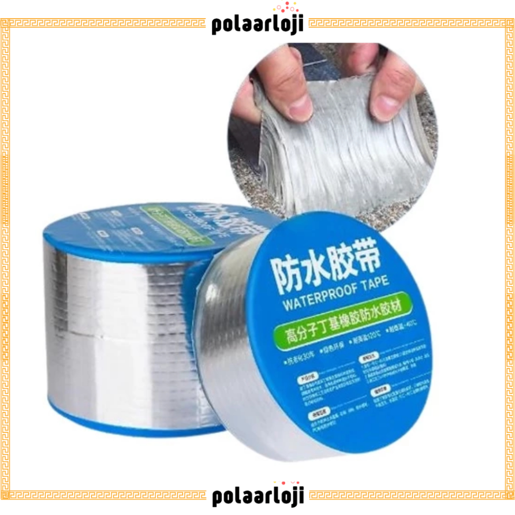 Jual PA LAKBAN ANTI BOCOR 3M LAKBAN ALUMINIUM FOIL BUTYL WATERPROOF 3 METER LEM ANTI AIR ...