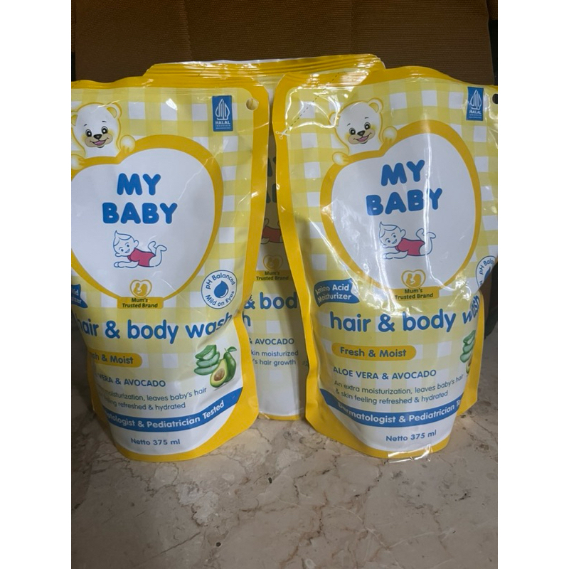 Jual MY BABY HAIR&BODY WASH 375ML | Shopee Indonesia