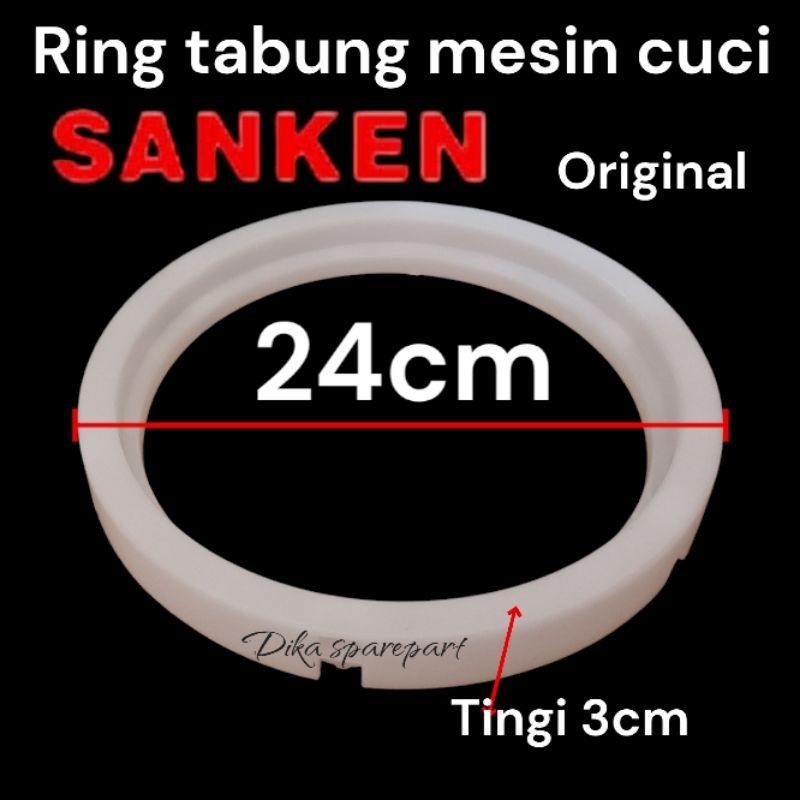 Jual ring tabung mesin cuci lebar 24cm tinggi 3mc original sanken ...