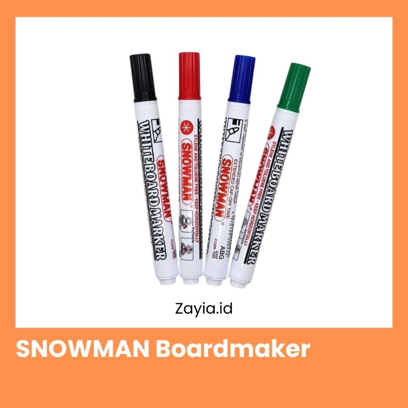 Jual SNOWMAN Spidol Boardmaker Spidol Dapat dihapus Spidol Papan Tulis ...