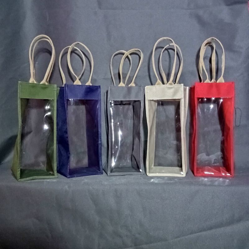 Jual tas botol souvenir, tas hampers kombinasi, gode bag, tas tenteng ...