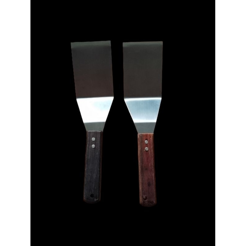 Jual kape tepanyaki/spatula bengko /spatula kebab pizza roti bakar ...