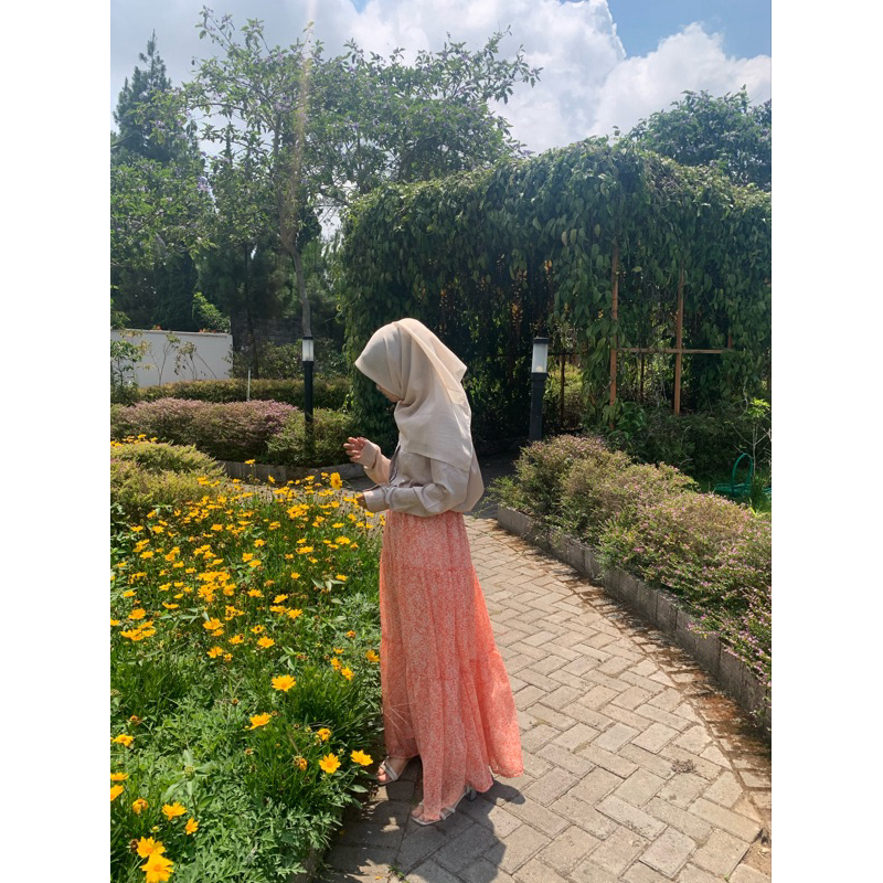 Jual Rok Susun Wanita | Rok Motif | Long Skirt | Rok Bunga Bunga | Rok ...