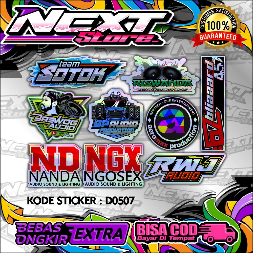 Jual STICKER SOUND SYSTEM AUDIO PECINTA HOREG PREMIUM VIRAL JAKARTA ...