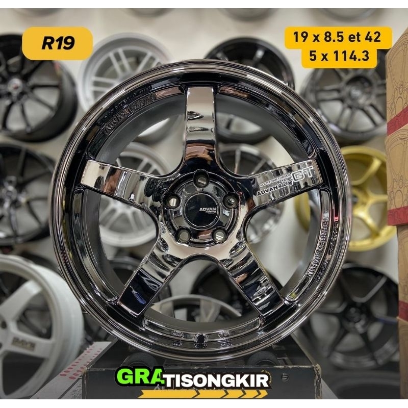 Jual velg mobil racing R19 ADVAN GT velg mobil ring 19 velg racing mobil Innova Reborn Venturer ...