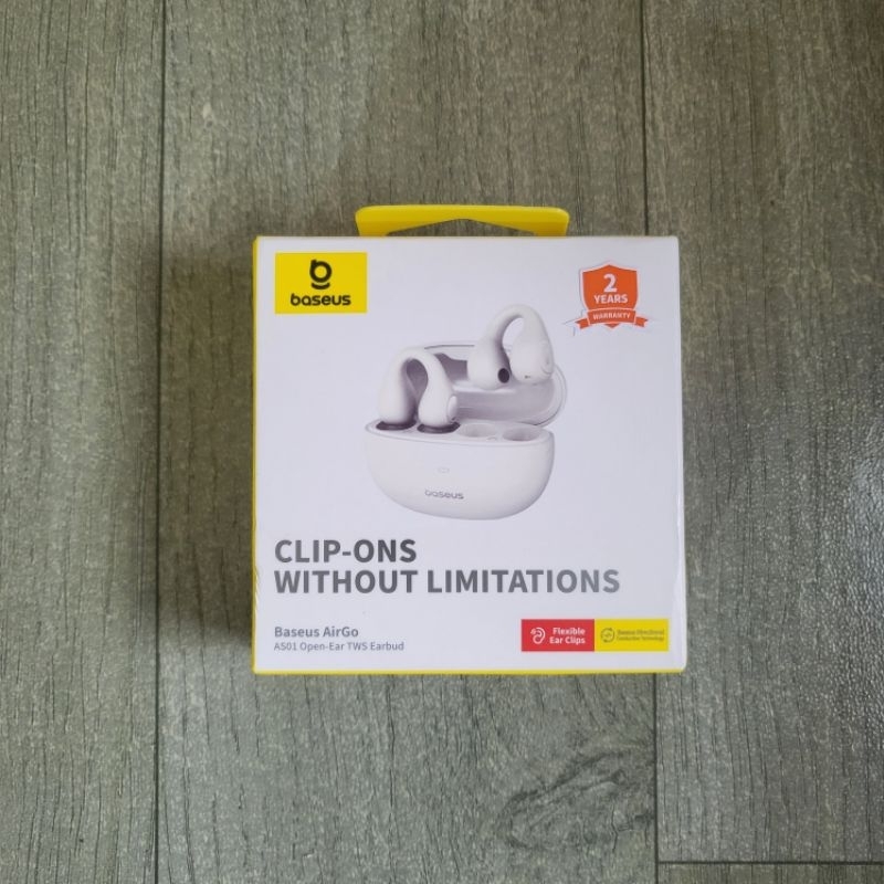 Jual Baseus Airgo AS01 Wireless Bluetooth Earphone TWS Open Ear Ens ...