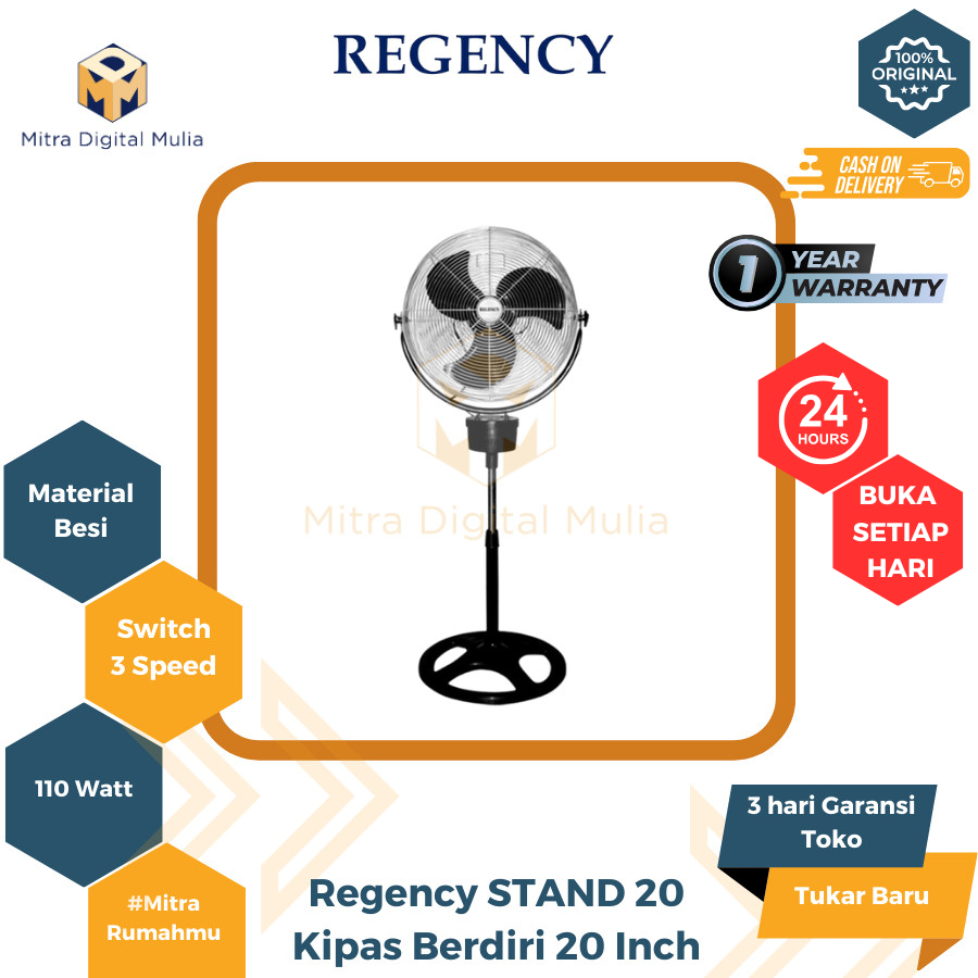 Jual Regency Stand 20 Kipas Angin Berdiri 20 Inch | Shopee Indonesia