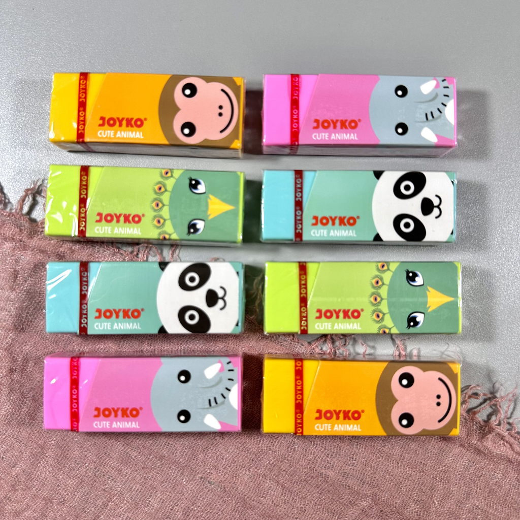 Jual (PAK) Penghapus Joyko ER-116 / Eraser Joyko Cute Animal / Joyko ER-116 | Shopee Indonesia