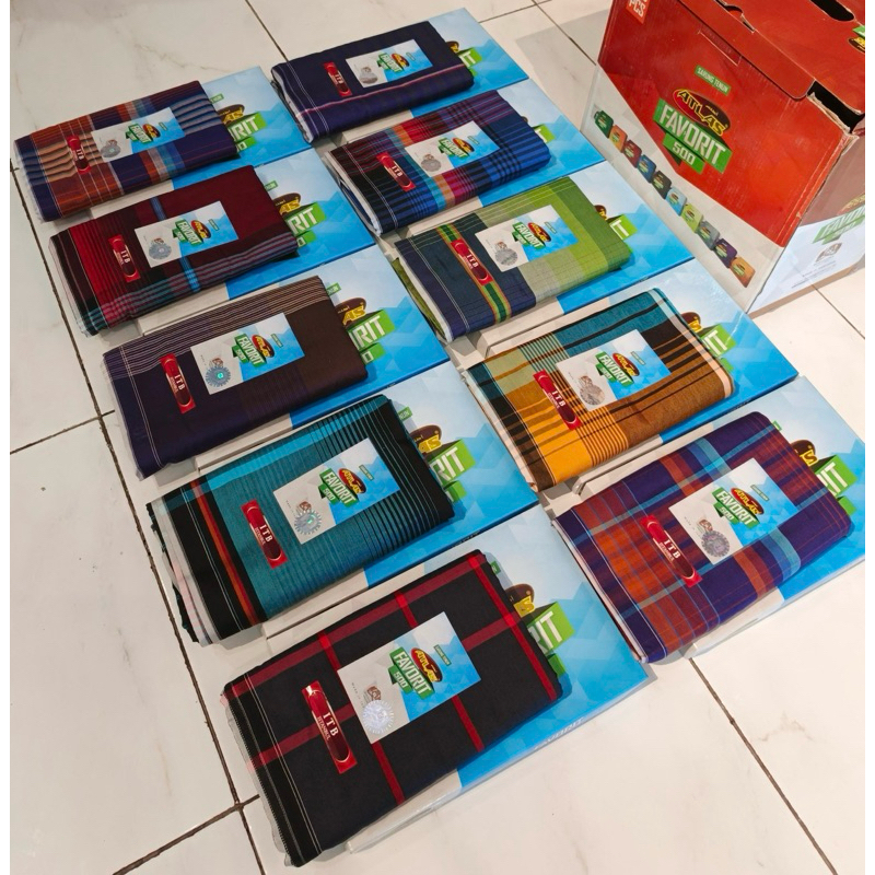 Jual grosiran atlas favorit 500 ITB 1 dus isi 10 pcs | Shopee Indonesia