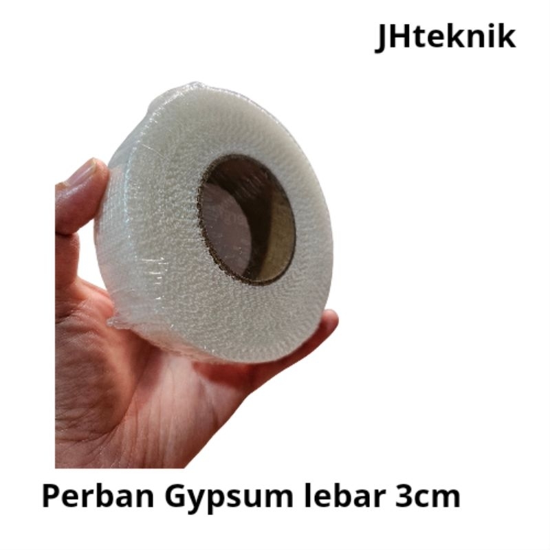 Jual JHTeknik Perban Gypsum 3cm x 40 mtr/Isolasi Gypsum/Lakban Pelapis ...
