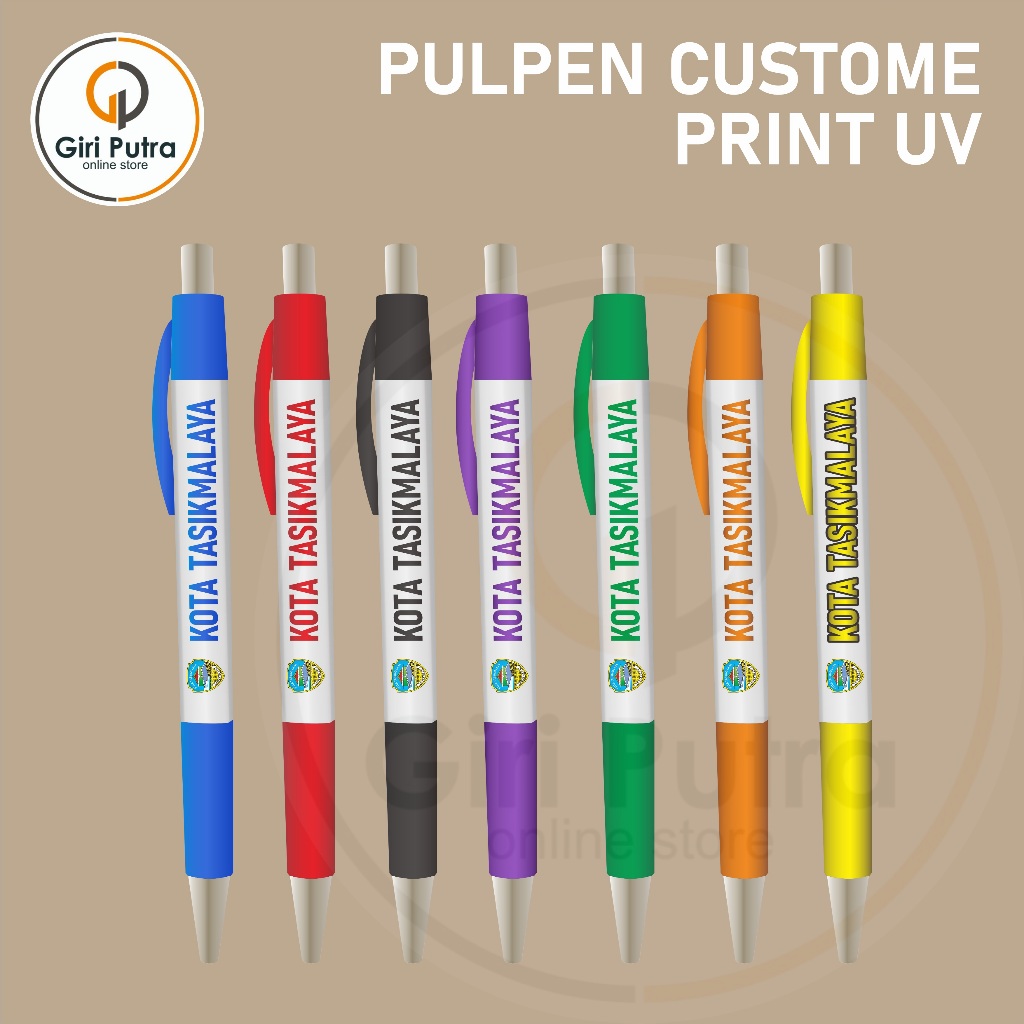 Jual PULPEN KOTAK CUSTOM PRINT UV / PULPEN SOUVENIR / MEDIA PROMOSI ...