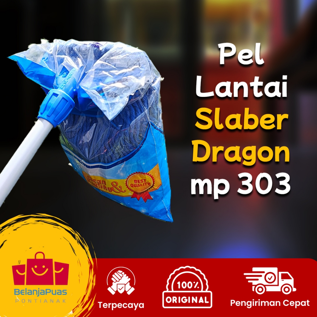 Jual Pel Lantai Slaber Dragon mp 303 Dengan Tongkat Sepanjang 149 cm ...
